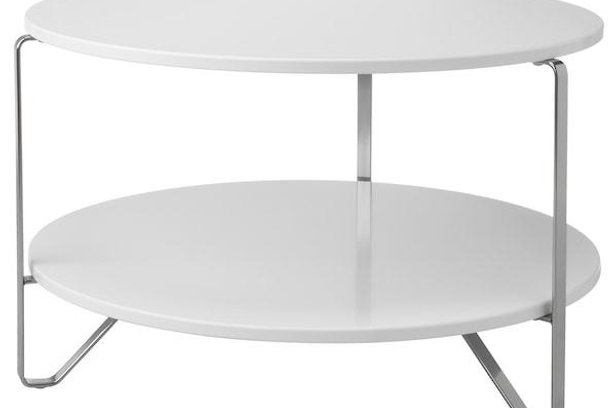 Vitt runt bord 80 cm säljes i Stockholms stad - såld eller borttagen