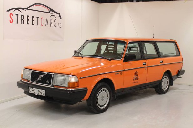 Volvo 240 Kombi Televerket 2.3 GL, Ny Besikt - såld eller borttagen