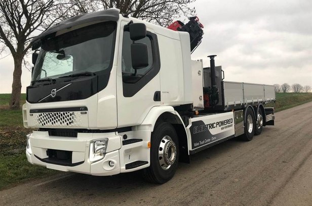 Volvo FE ELECTRIC Brädgårdsbil, Palfinger 19 säljes i Helsingborg | Blocket