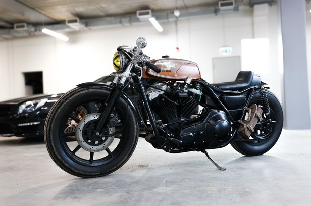 Harley-Davidson FXR CAFE RACER / OMBYGGD sälj - såld eller borttagen