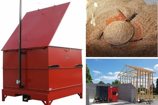 Modern flisbrännare / flispanna 40-990kW - INDUSTRIFLIS säljes i ...