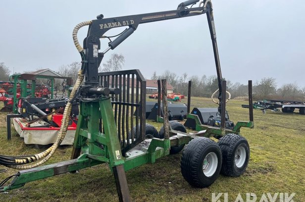 Skogvagn Farma 9-51D ramstyrning, rotator & g - såld eller borttagen