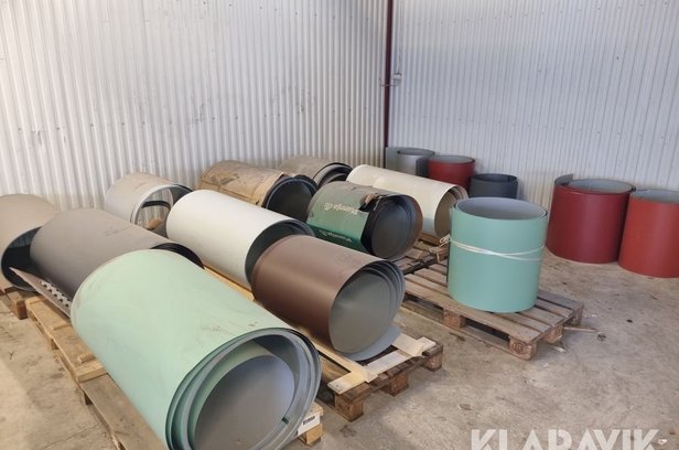 16 NYA rullar slätplåt & 18 NYA rullar slätpl - såld eller borttagen