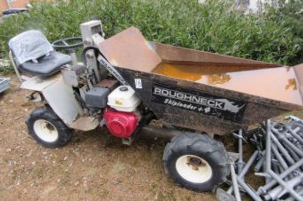 Minidumper Roughneck skiploader+4 säljes i Vä - såld eller borttagen