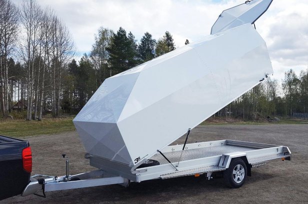 Biltrailer - 3s Alutrailers B450-W säljes på Ekerö | Blocket