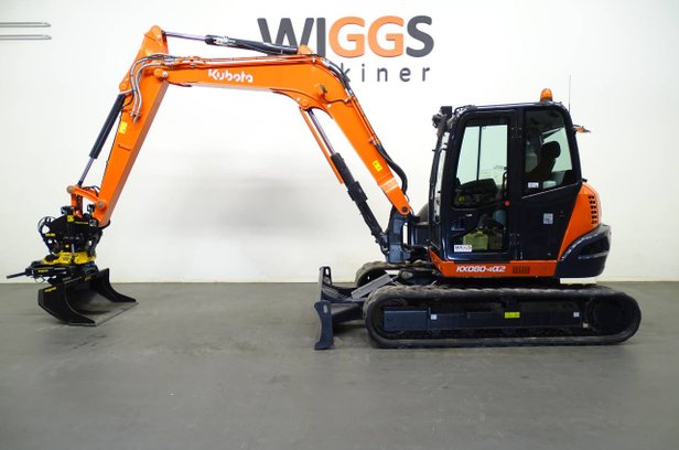 Kubota KX080-4a / Engcon EC209 / Grip / Microprop MIG2 säljes i Mora ...
