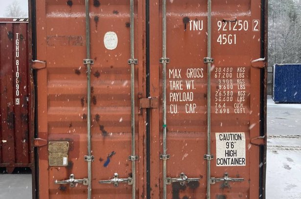 Sänkt pris 40ft hc container TTNU 9212502 säljes i Huddinge | Blocket