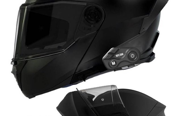 Intercom Öppningsbar MC hjälm ECE 22.06 Bluetooth säljes i Flera ...