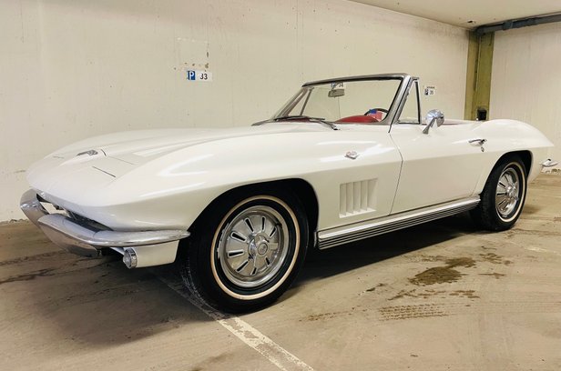 Chevrolet Corvette C2 Cab 327/PG Aut #Matching# säljes i Stockholms ...