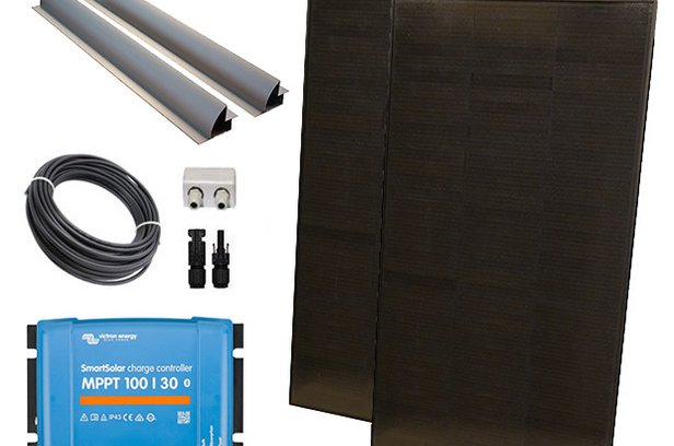 REA 340w Paket Solcell Solpanel Campervan Husbil Husvagn säljes i Flera ...