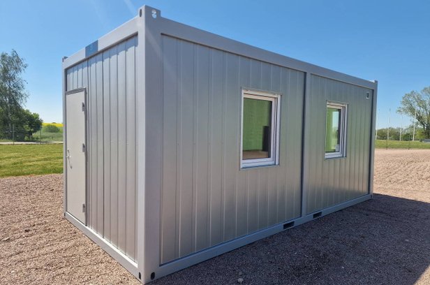 Kontorsmodul / Bod / Container öppen 18kvm säljes i Svalöv | Blocket