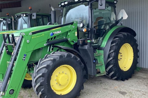 John Deere 6145R FT4 TRAKTOR FR.LYFT PTO säljes i Falköping | Blocket
