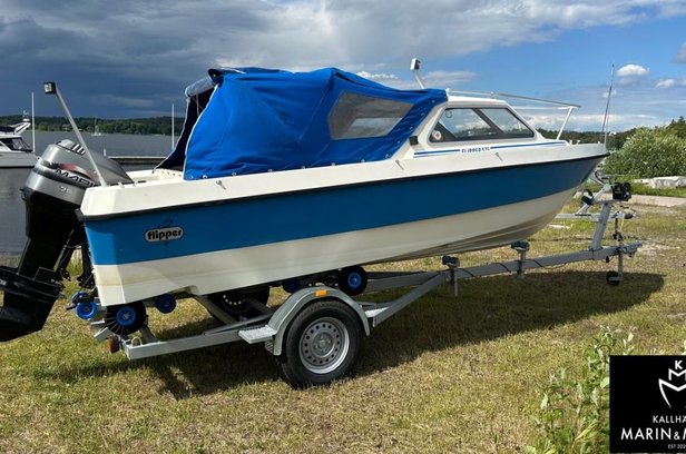 Flipper 575 HT - Mercury 75 2-takt säljes i J - såld eller borttagen