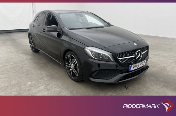 Mercedes-Benz A 180 122hk AMG Night Skinn/Alc - såld eller borttagen
