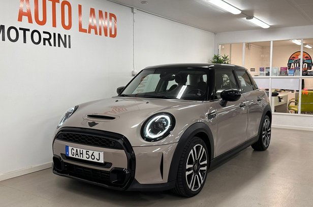 MINI Cooper S 5-dörrars Steptronic Euro 6 178hk 2022/NY BES säljes i ...