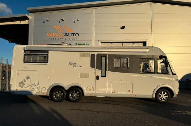 LMC Grand Explorer I800 AUT 180HK Långbädd! AC, Hydr stödben säljes i ...