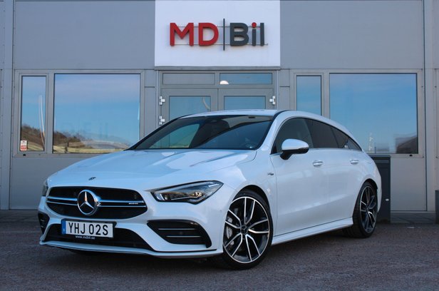 Mercedes-Benz CLA 35 AMG SB 4M 360 Drag Skinn 1660 mil Moms säljes i ...