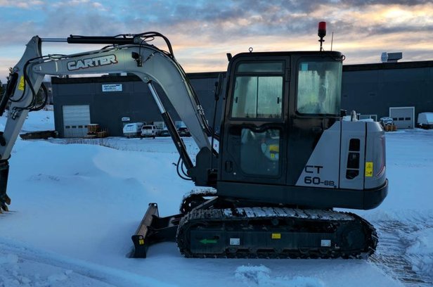 Carter CT60 6000kg Yanmar fjolårets demo först till kvarn säljes i ...