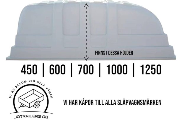 JAXAL Plastkåpor till släpvagnar säljes i Flera platser | Blocket