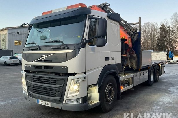 Kranbil Volvo FM 450 12.8 med Palfinger kran säljes i Nacka | Blocket