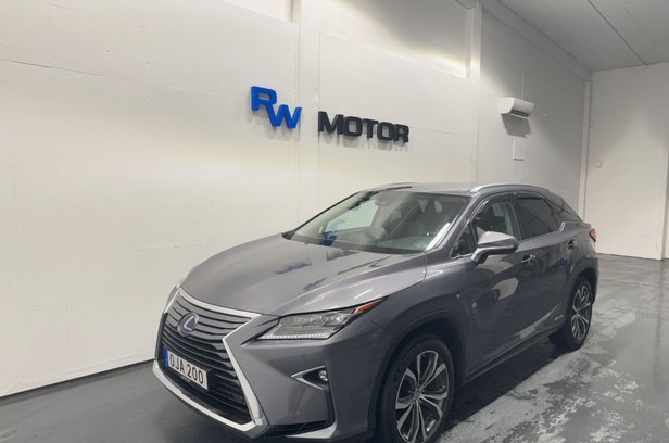Lexus RX 450h AWD V6 E-CVT 313hk HUD B-kam Värmare Drag 20" säljes i ...