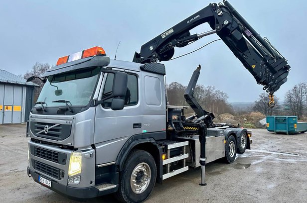 Volvo FM460 6x2 kranväxlare | Hiab 244-E6 säljes i Sölvesborg | Blocket