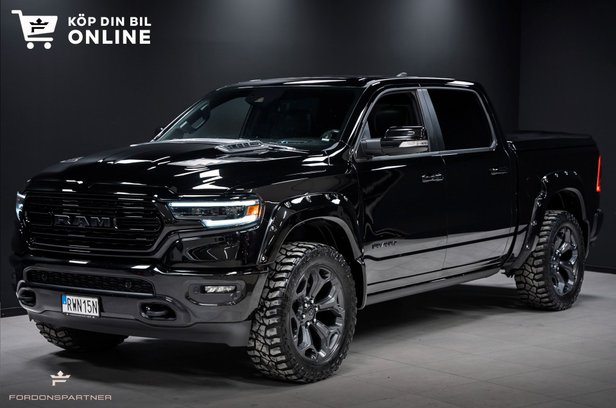 Dodge Ram 1500 Crew Cab LIMITED 5.7 V8 OFFROAD HÖJD HUD MOMS säljes i ...