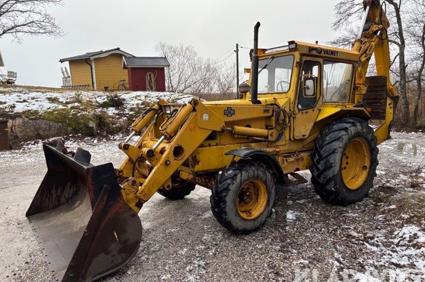 Traktorgrävare Hymas 474 C med lång grävarm o - såld eller borttagen