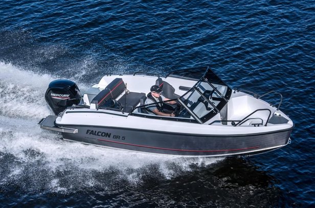 Falcon BR5 Öppethus 10-16/2 Mercury F80 EFI 2025 säljes i Mellerud ...