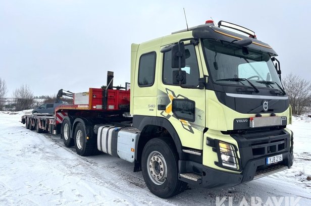 Dragbil med trailer Volvo FMX 540 säljes i Torsby | Blocket