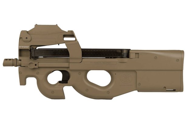 Airsoft Gevär Cybergun FN P90 FDE Red Dot AEG 6mm säljes i Norrtälje ...