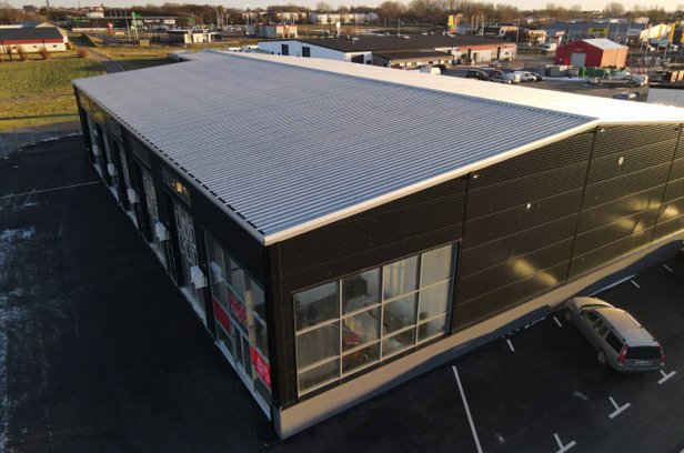 Prefabricerade stålhall, industrihall 348 kvm - Bästa Pris!! säljes i Ljungby | Blocket