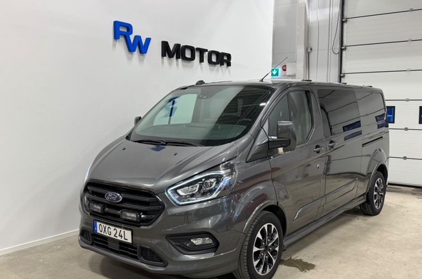 Ford Transit Custom Crew Van 290 2.0 185hk Sport 5-sits säljes i ...