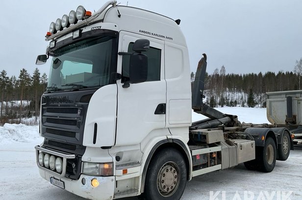 Lastväxlare / Snabblåsbil Scania R560 med vän säljes i Vindeln | Blocket