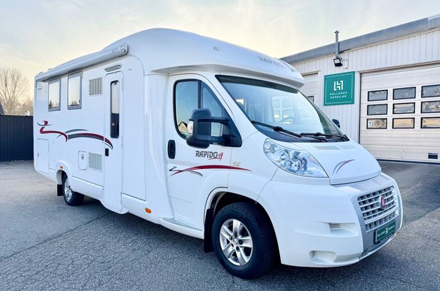 Rapido 7090 F Queenbed AC-Bildel Stödben Fart - såld eller borttagen