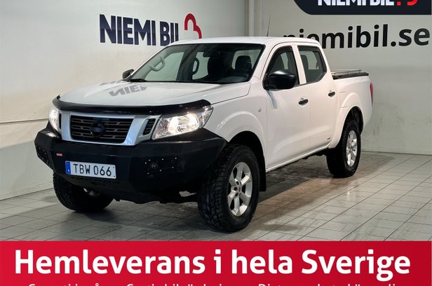 Nissan Navara Dubbelhytt 4WD Mvärm Lågmilad Drag Kamkedja säljes i Umeå ...