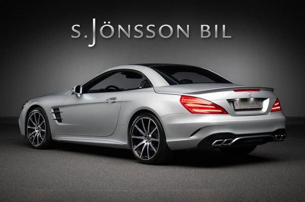 Mercedes-Benz SL 500 AMG V8 biturbo / Fällbart panoramatak säljes i ...