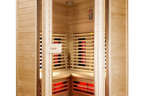 Avkoppling i hemmet: Bastu Amon Mini Infraröd för din hälsa säljes i ...