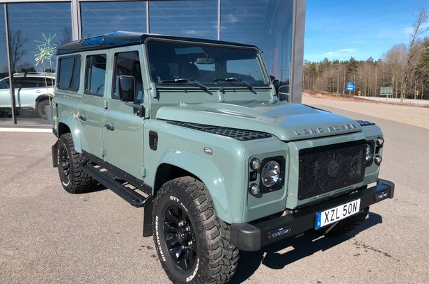 Land Rover Defender 110 Kombi 4x4 Keswick Green *taklucka* säljes i ...