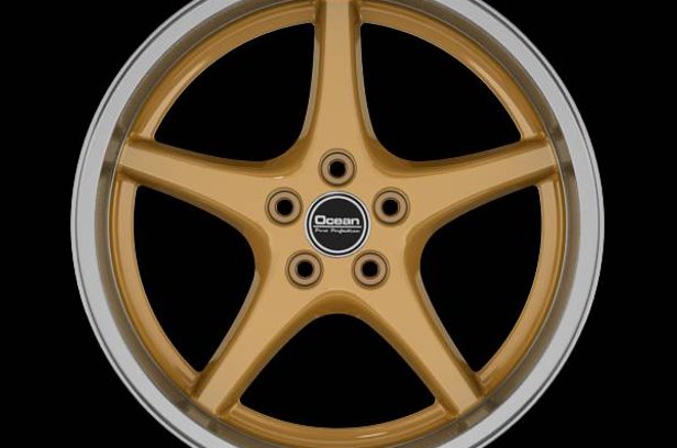 Ocean Wheels MK18 gold polish lip med sommardäck säljes i Borlänge ...