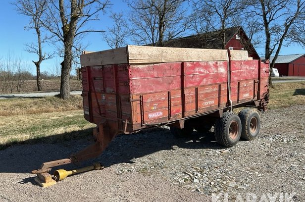 Gödselspridare Solus GS 14 & Frontvikt Case M - såld eller borttagen