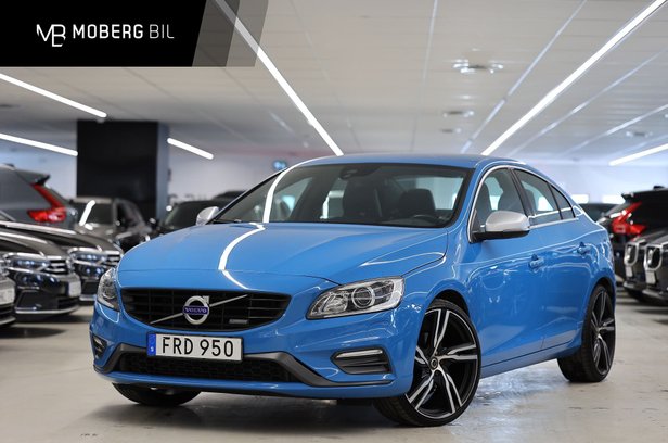 Volvo S60 T3 150hk R Design Rebel Blue PDC Värmare 20" säljes i ...