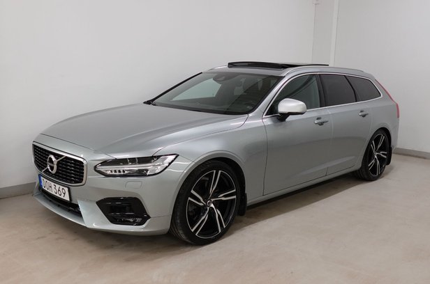 Volvo V90 D5 AWD Aut R-Design Pano B&W Head-up Drag SE SPEC! säljes i ...