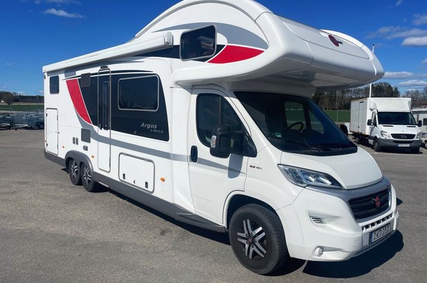 Bürstner Argos 747-2, Aut 9 vxl, Skinn, AC, 2300 mil säljes i Nyköping ...