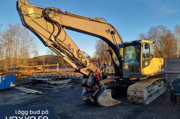 Grävare Volvo EC180 CL Rotortilt & Scanlaser. säljes i Örnsköldsvik | Blocket