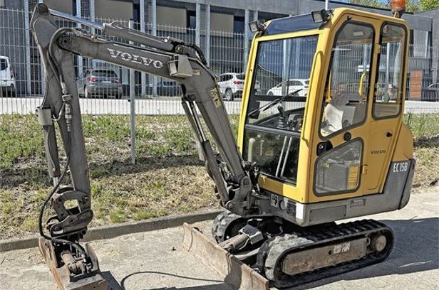 Volvo EC15 B - Minigravemaskine / mini excava - såld eller borttagen