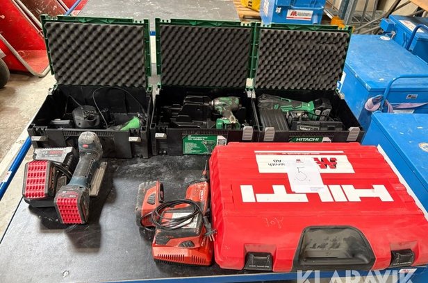 Parti med handmaskiner Bosch, Hilti, Hitachi säljes i Linköping | Blocket