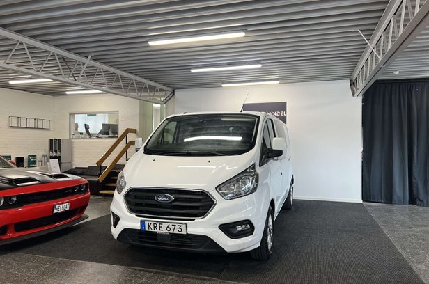 Ford transit Custom 340 Crew Van 2.0TDCi 6-Sits Automat Drag säljes i ...