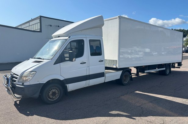Mercedes-Benz Sprinter 518CDi Bil & Trailer BE-Kort 6Sits säljes i ...