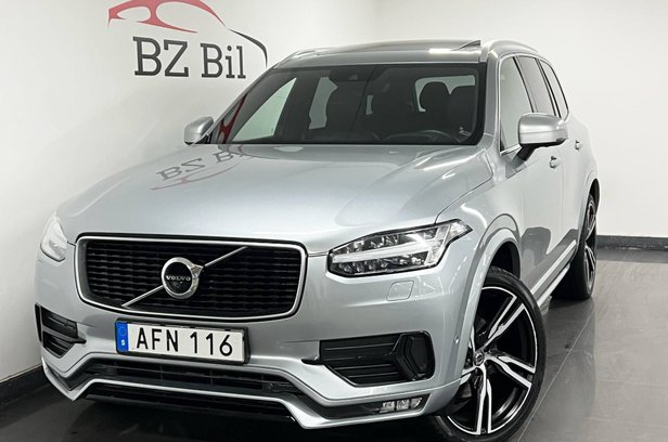 Volvo XC90 D5 AWD R-Design/PANO/B&W/Luftfj/7-Sits/Drag/HUD säljes i ...